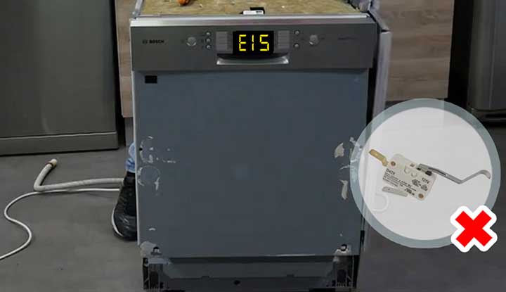Tous les codes panne sur un lave-vaisselle Bosch Siemens Neff